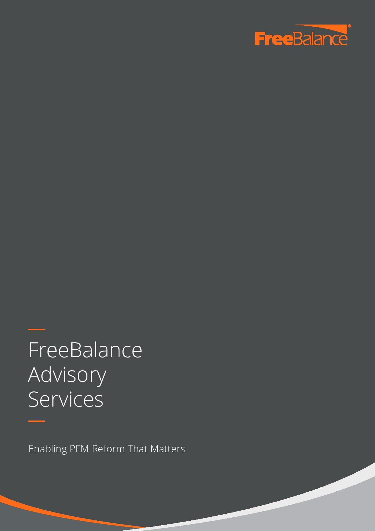 FreeBalance Advisory Services Brochure - FreeBalance