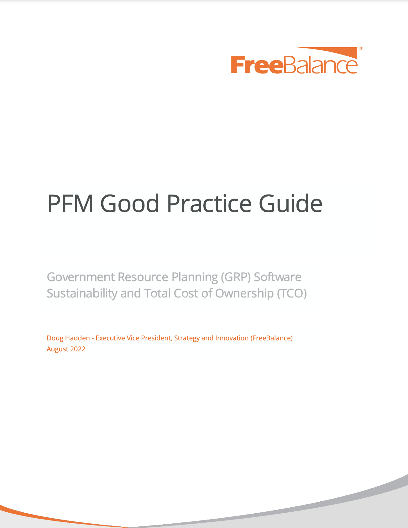 PFM Good Practice Guide - FreeBalance