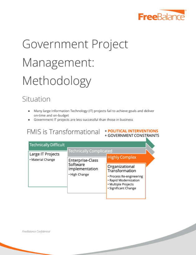 Government Project Management: Methodology - FreeBalance